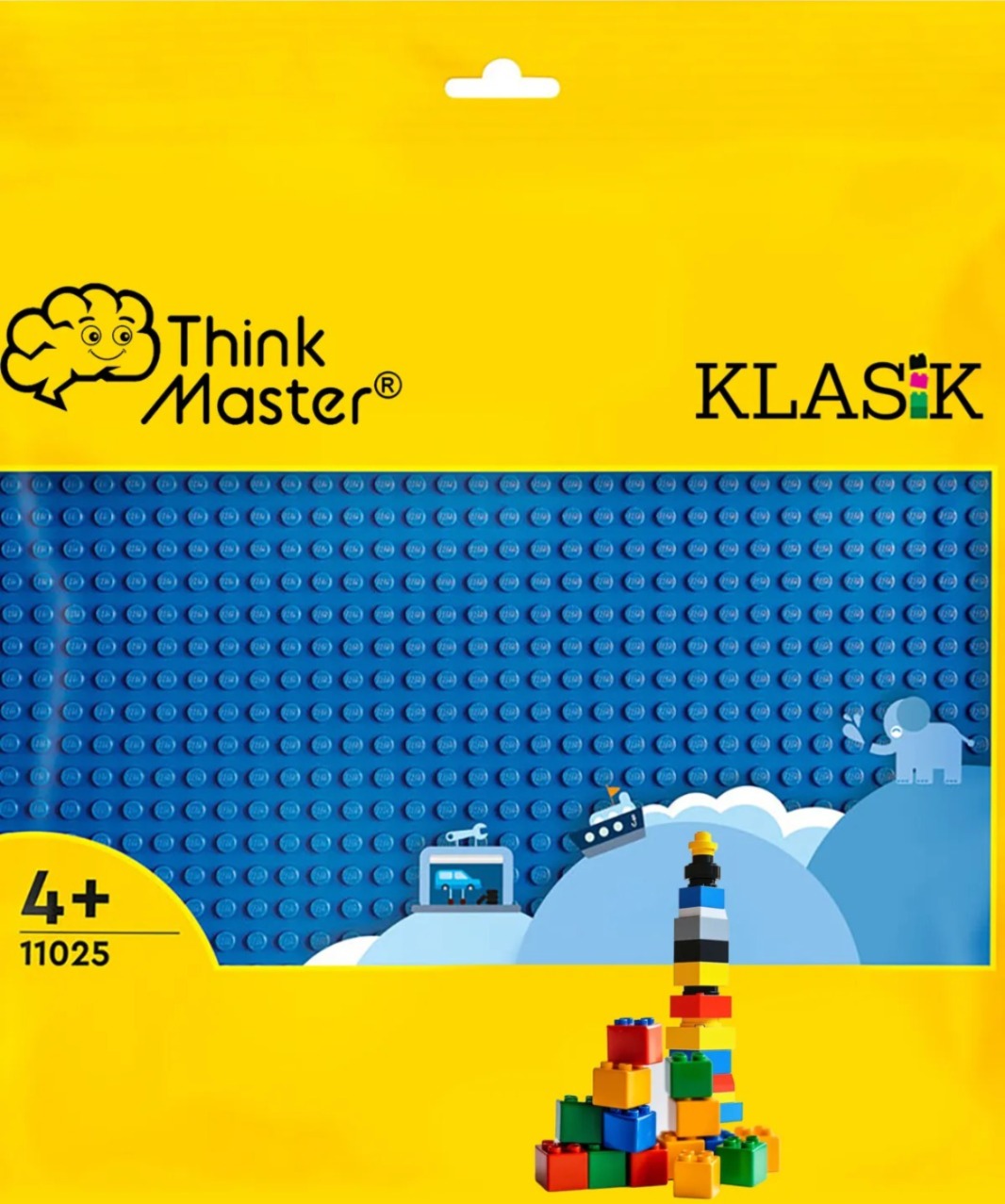 Tüm Kategoriler :: Yapı Oyuncakları :: ThinkMaster 11025 Klasik Mavi Plaka